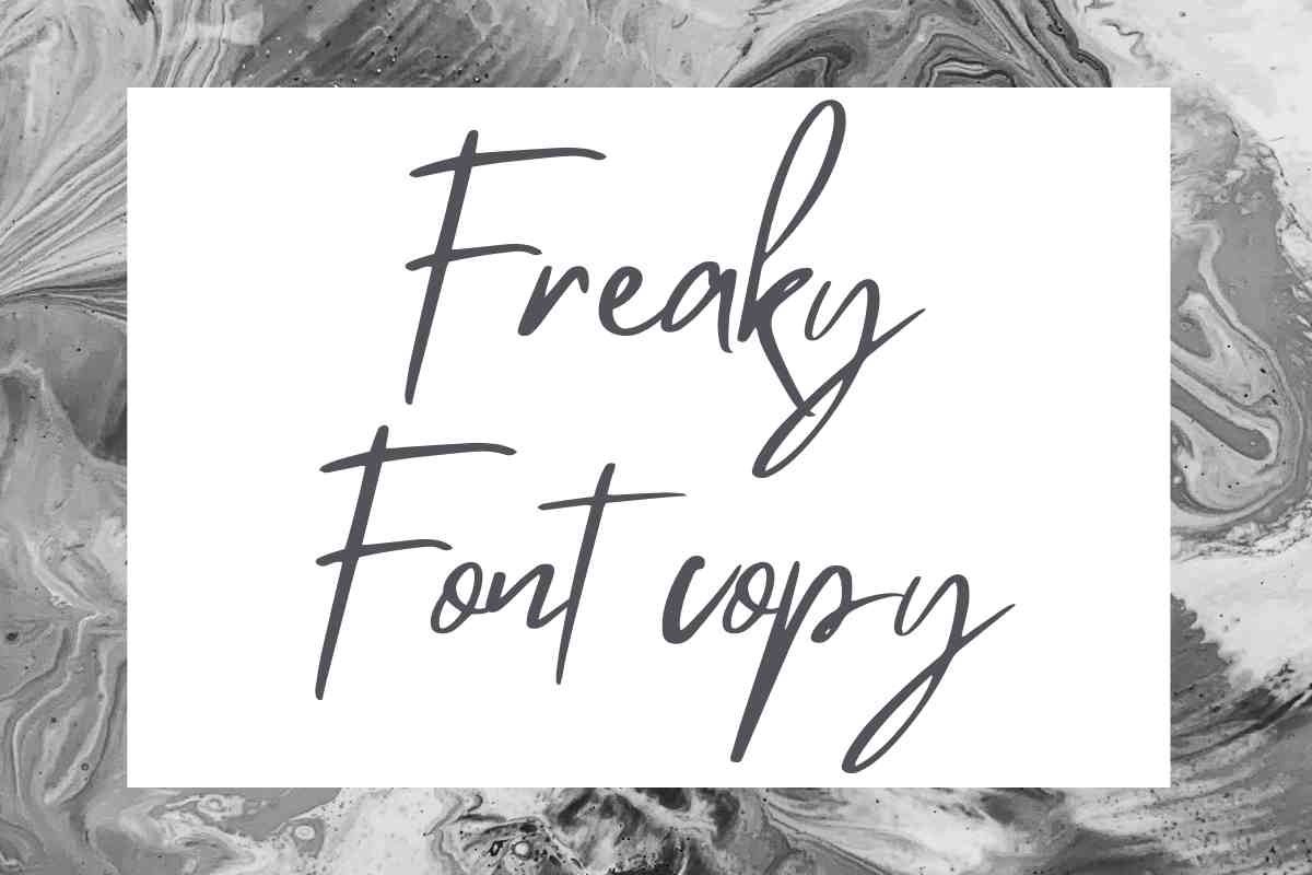 Freaky Font Copy | Unique Text Effects
