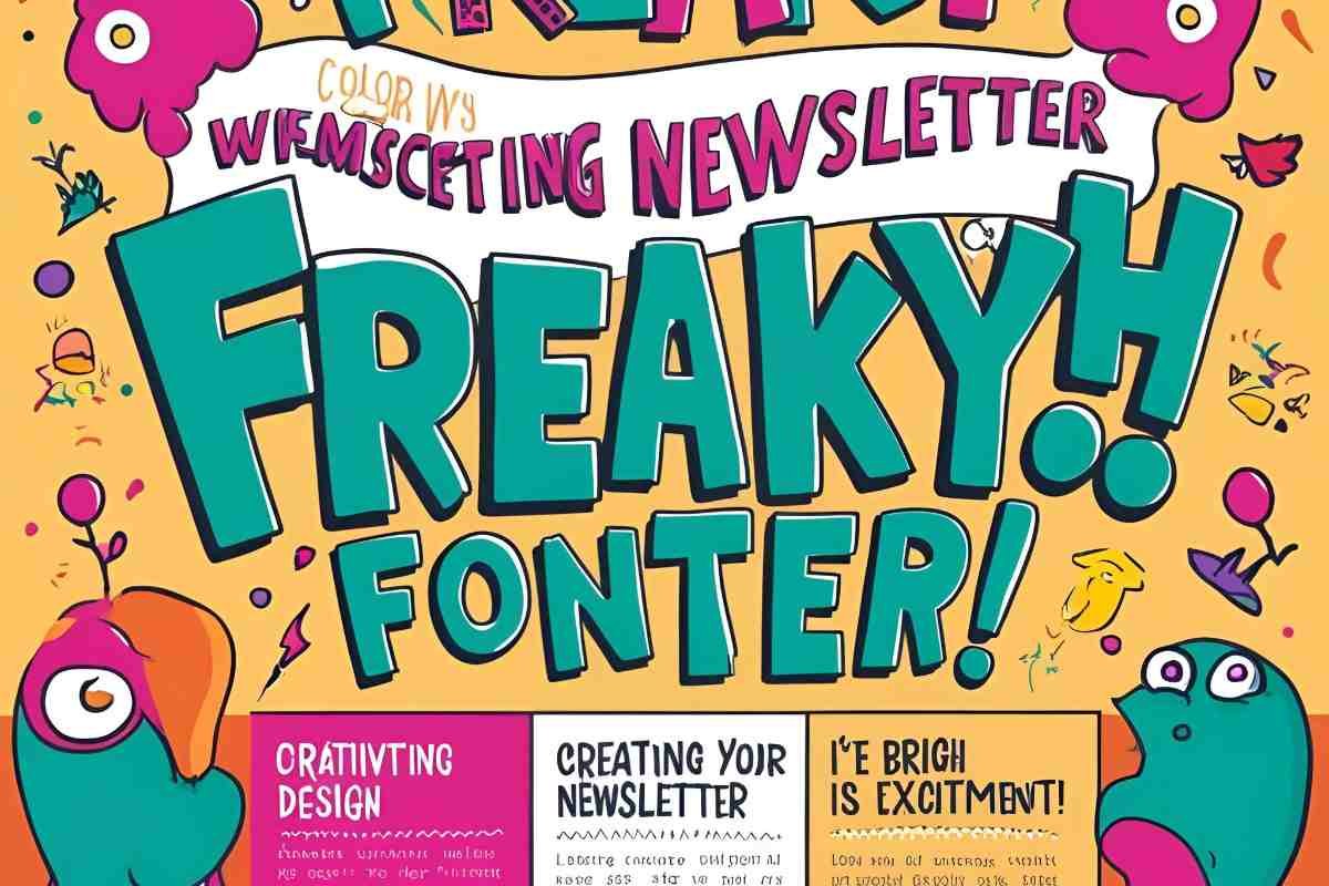 Guide to Designing Engaging Newsletters Using Freaky Font